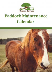 M C Ramsay | Paddock Maintenance Calendar - MC Country Services
